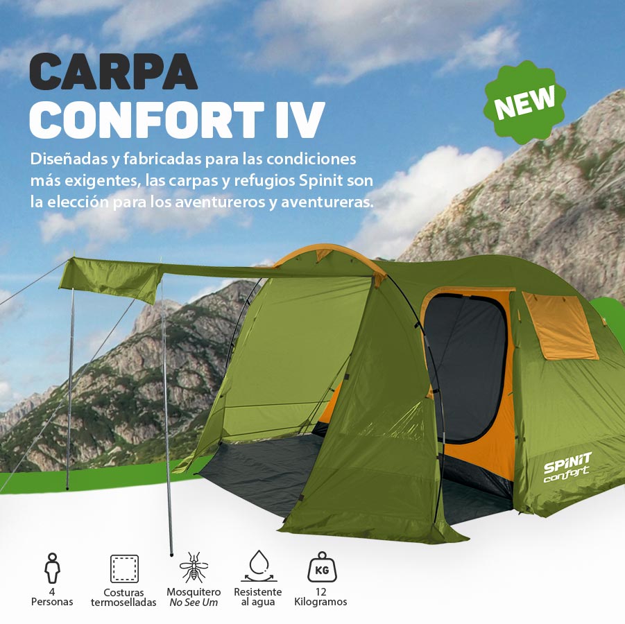CARPA SPINIT 4P CONFORT NEW FAMILIAR – El combatiente